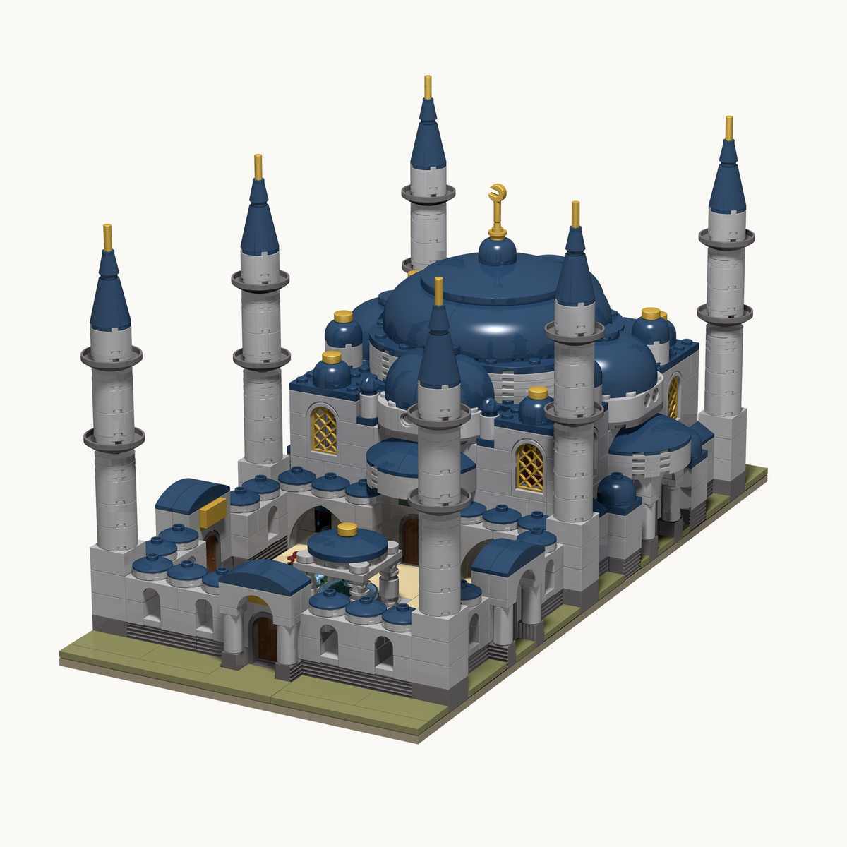 Sultan Ahmet Camii (Blue Mosque) Build & Learn Islamic Block Toy ...