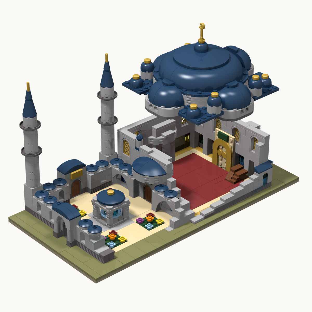 Sultan Ahmet Camii (Blue Mosque) Build & Learn Islamic Block Toy ...