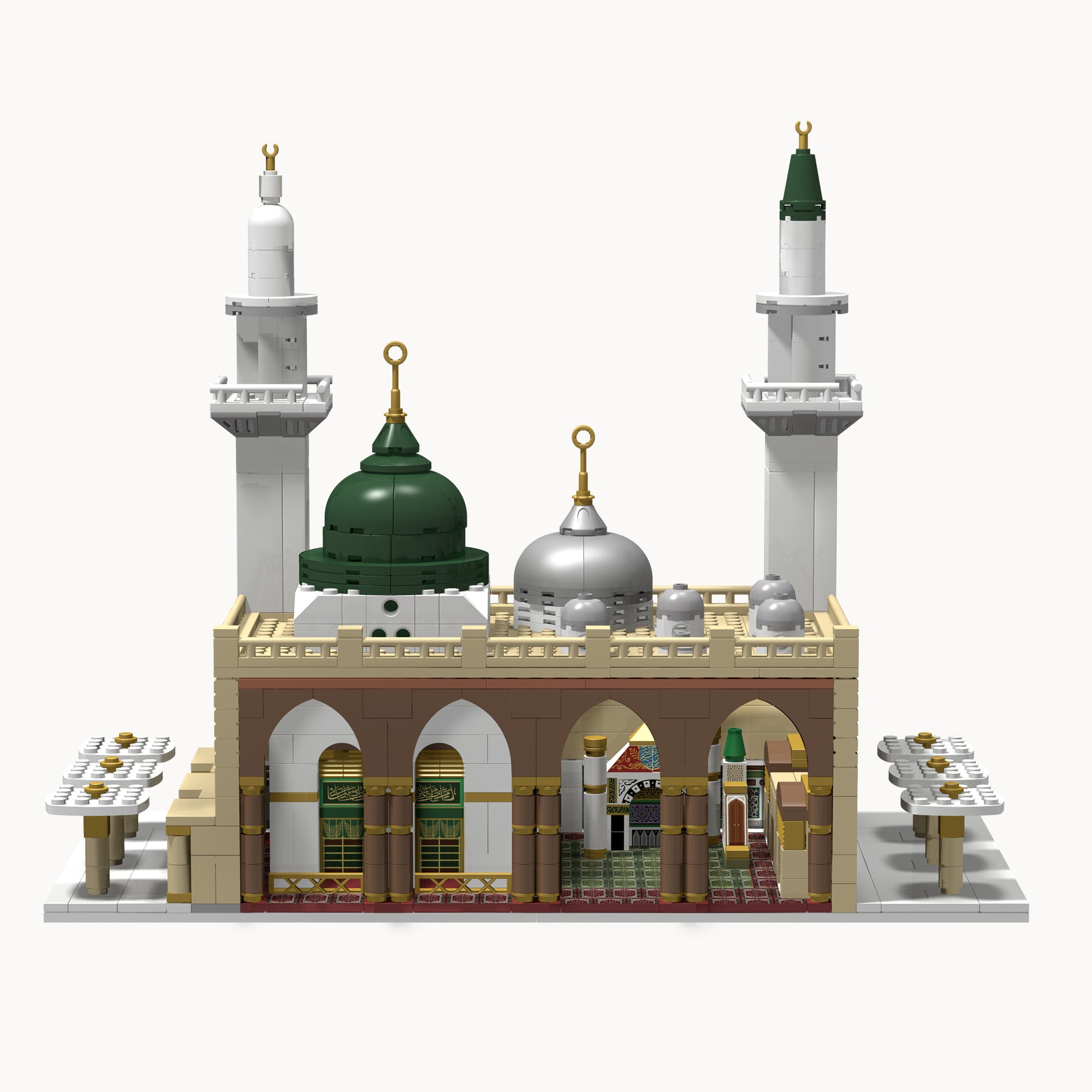 Masjid An-Nabawi (Prophet’s Mosque) Build & Learn Islamic Block Toy | Educational Playset ...