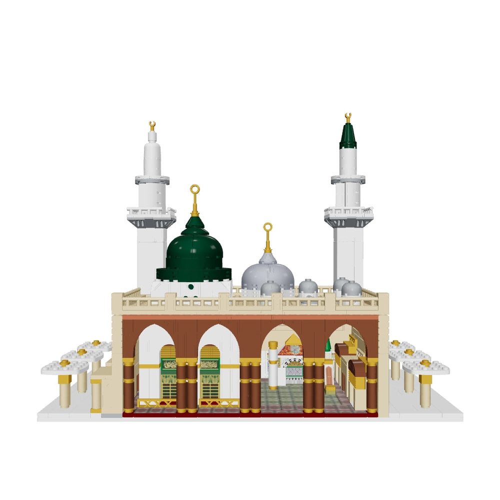 Masjid An-Nabawi (Prophet’s Mosque) Build & Learn Islamic Block Toy | Educational Playset ...